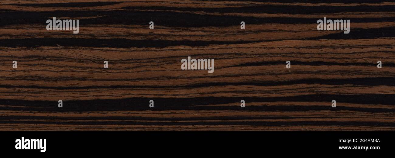 Unique ebony veneer background in dark color. Natural wood texture ...