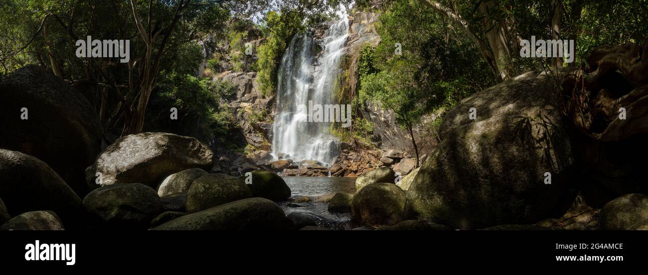 Trevathan Falls is a majestic and isolated fresh water waterfall ...