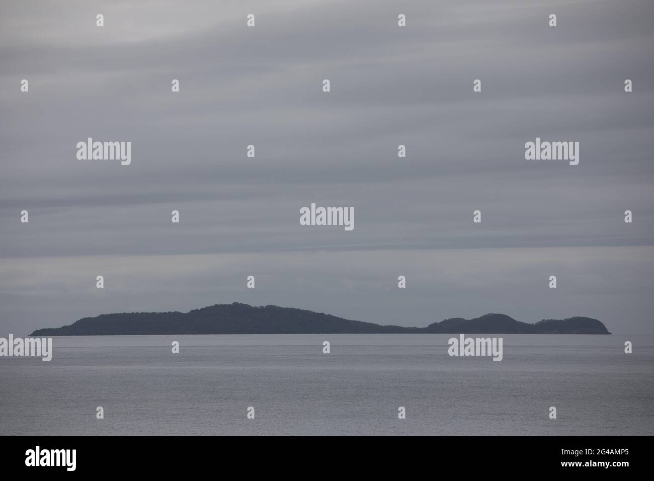 Snapper island at the mouth of the daintree river in far north ...