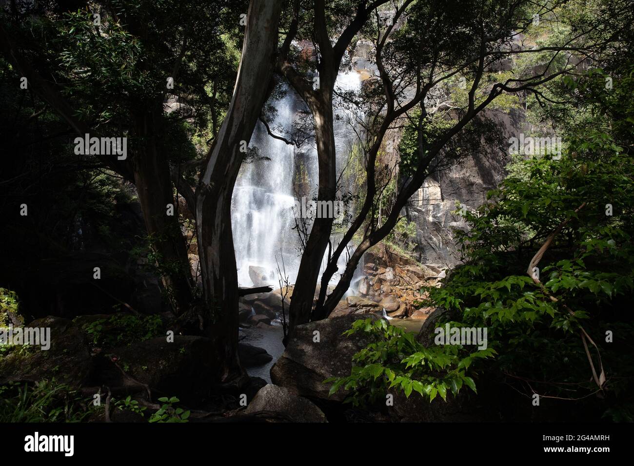 Trevathan Falls is a majestic and isolated fresh water waterfall ...