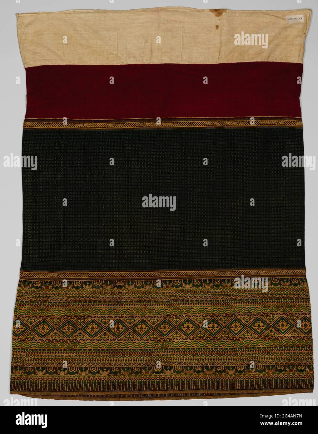 Cloth; Not until. Cloth with geometric motifs Stock Photo - Alamy