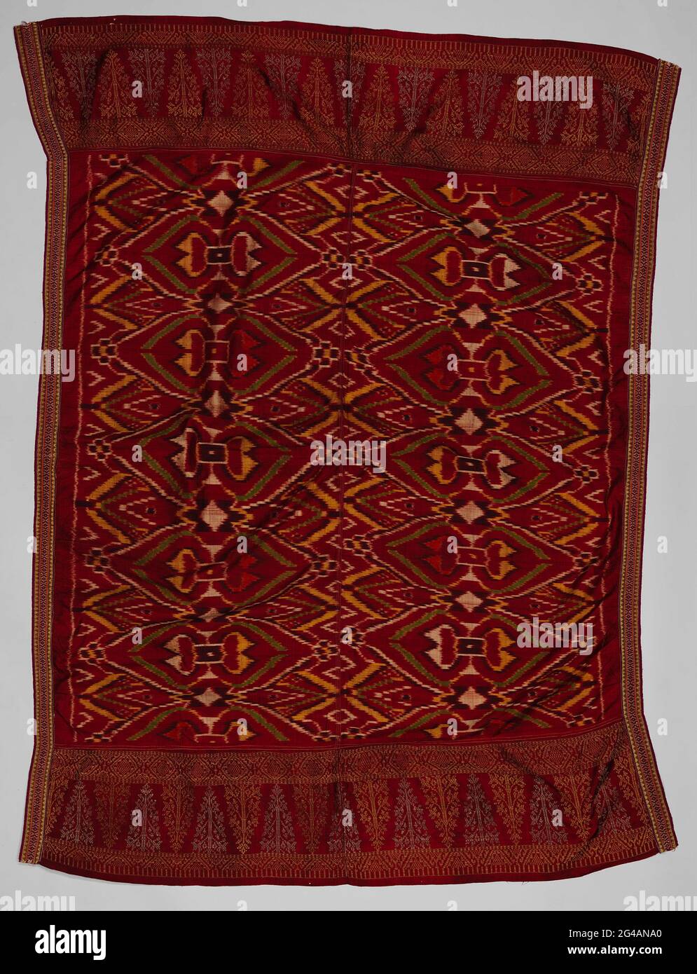 Temple cloth. Temple cloth with geometric motifs Stock Photo - Alamy