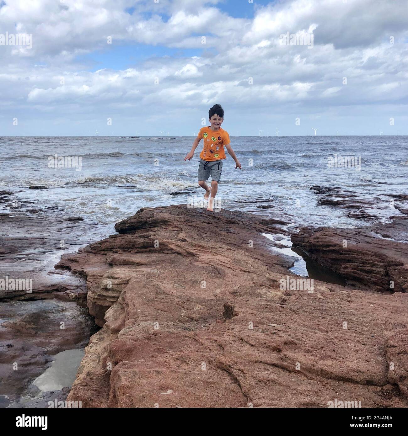 Hide tide at Hoylake, West Kirby Stock Photo - Alamy