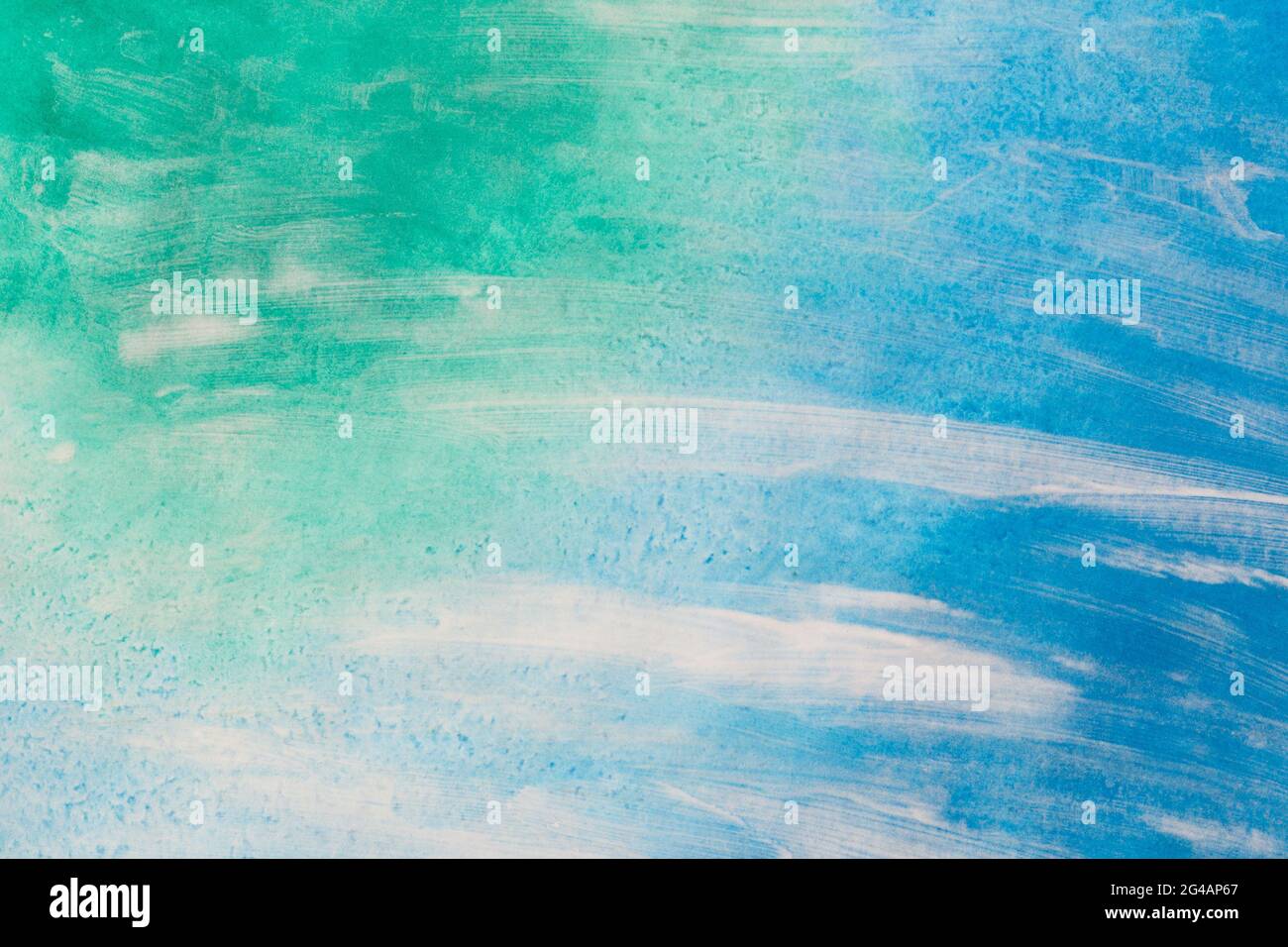 multicolored green, blue, white painted background texture Stock Photo ...
