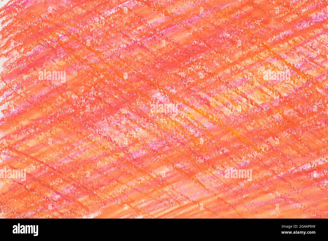 orange color crayon drawing background texture Stock Photo - Alamy
