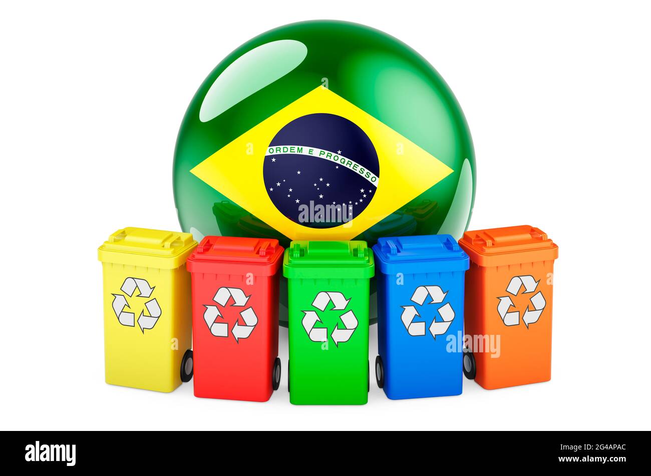 Brazilian recycling bins hi-res stock photography and images - Alamy
