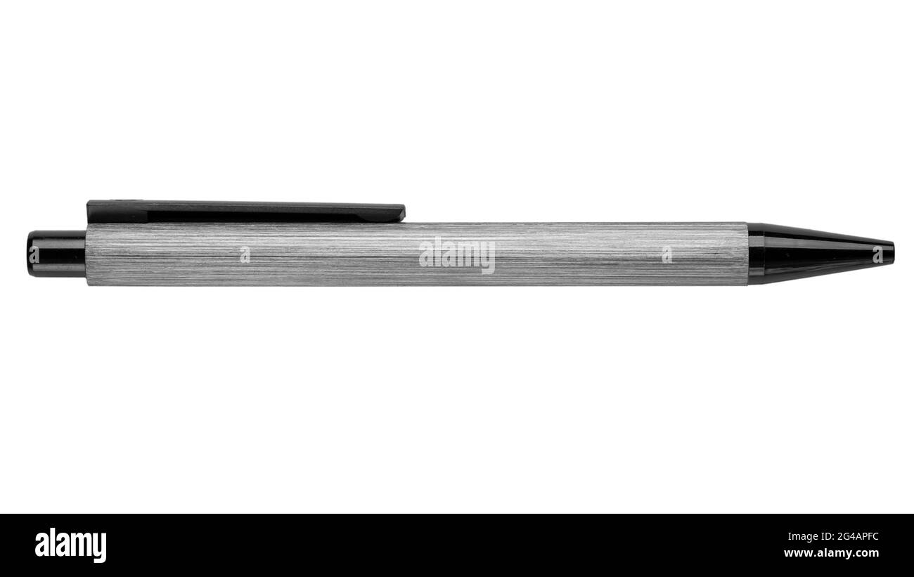 Ballpoint pen isolated on white background. Stationery. File contains ...