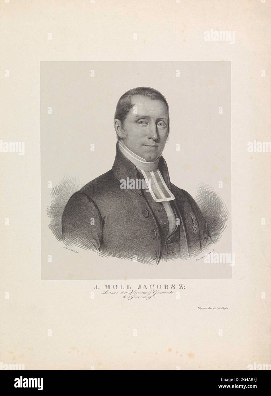 Portrait of Jan Moll Jacobzn. The portrait carries a BEF and a ...