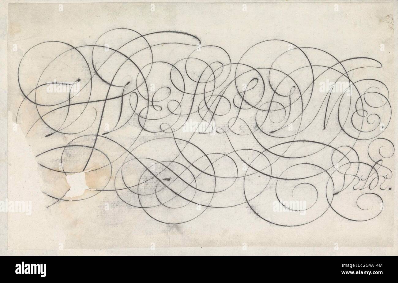 Design of a write example: Vive La Plume; Spieghel der wristin. In ...