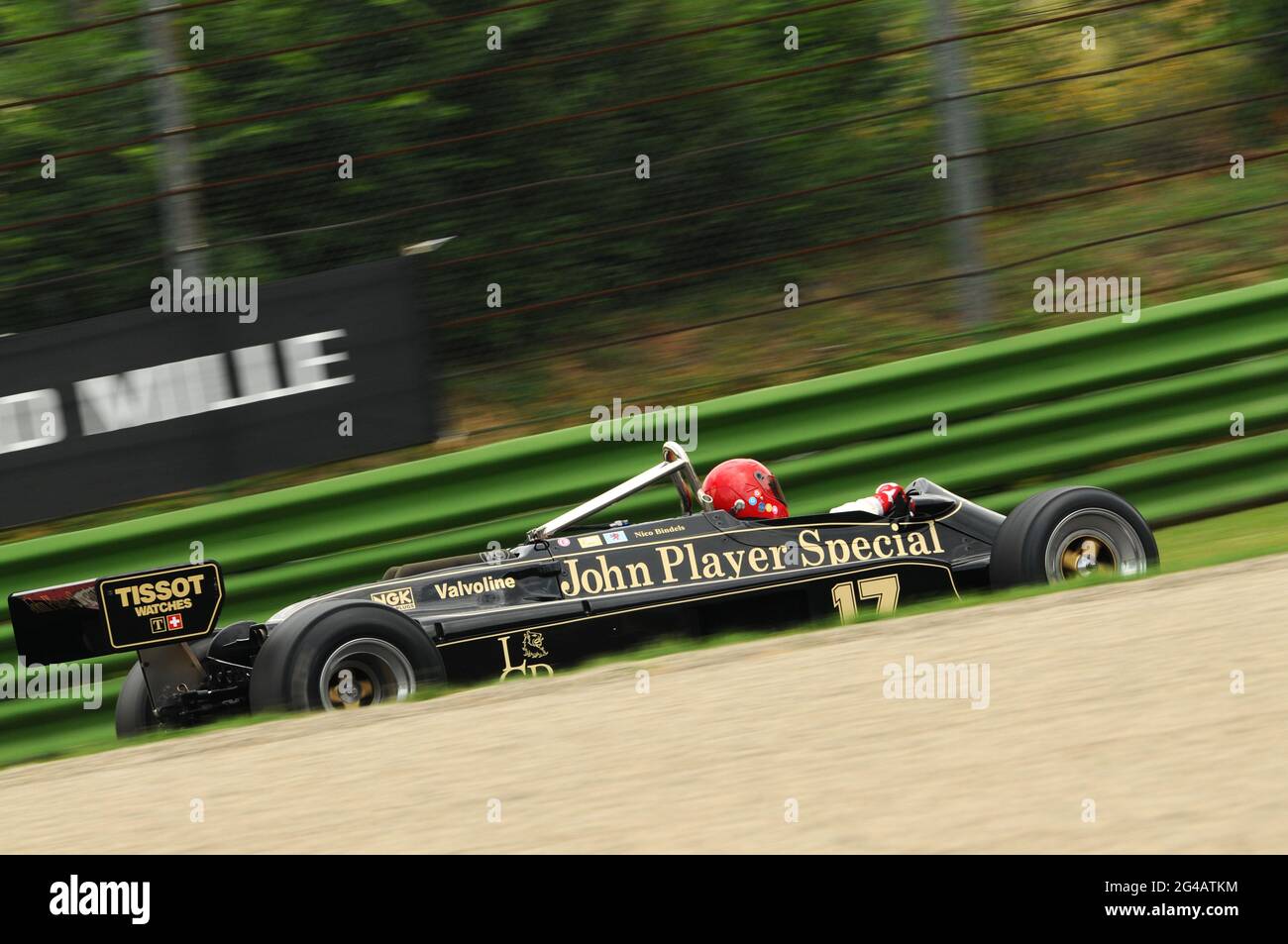 Imola, 6 June 2012: Unknown run on Classic F1 Car 1982 Lotus 87 ex Elio De Angelis - Nigel ...
