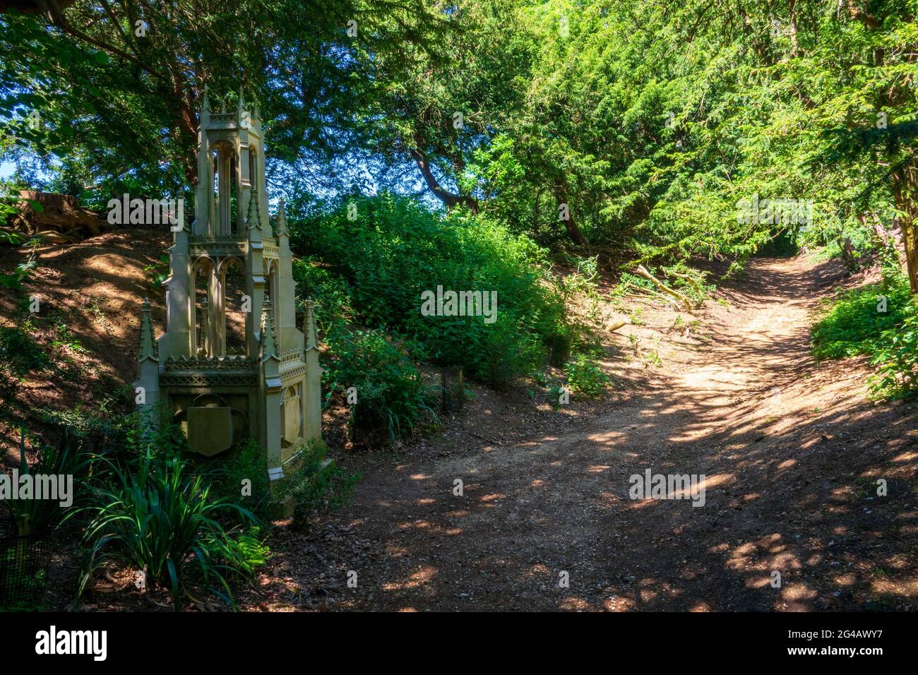 Gothic Cross, Stowe Stock Photo - Alamy