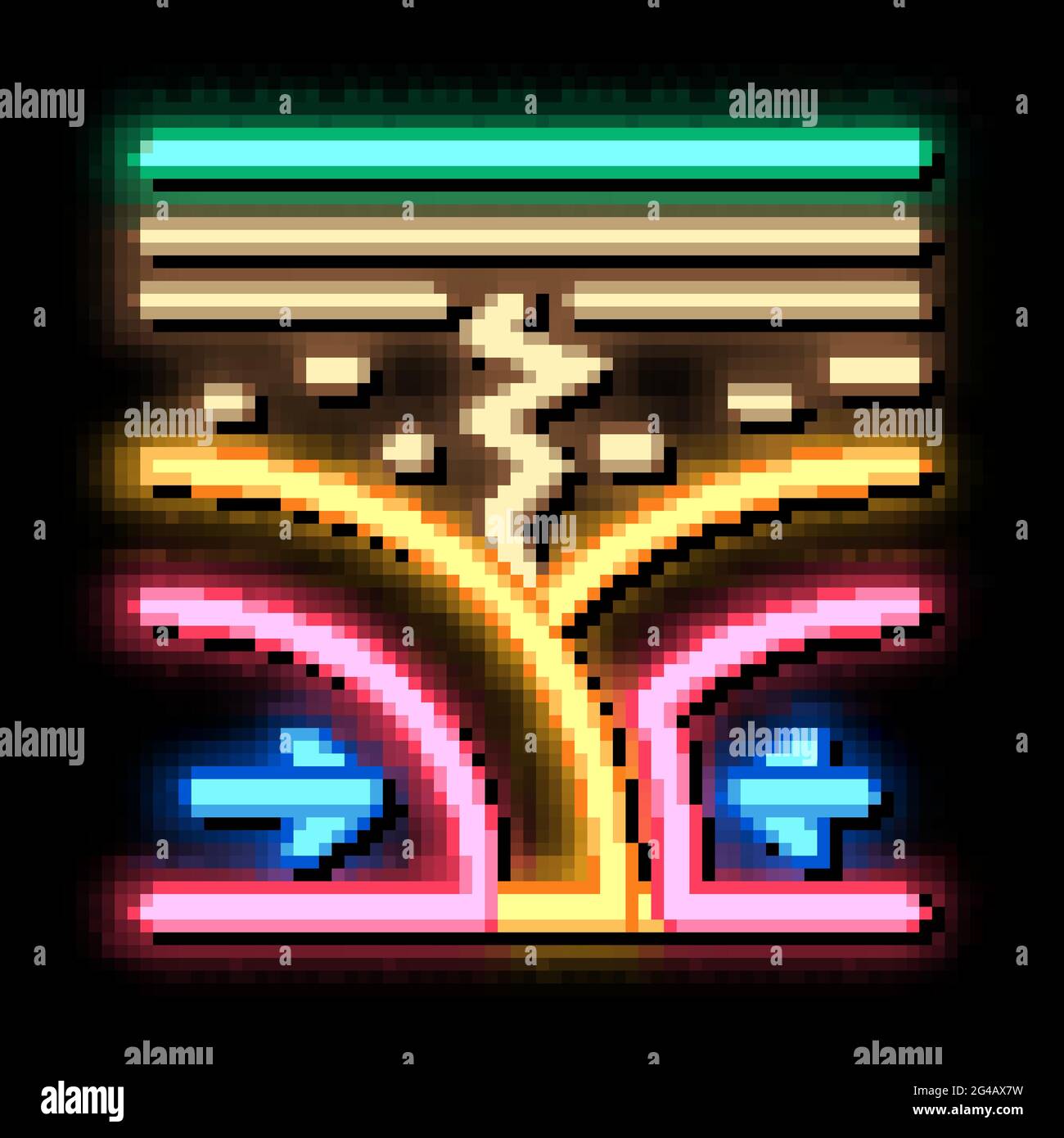 act earthquakes to soil icon vector illustration Stock Vector Image ...