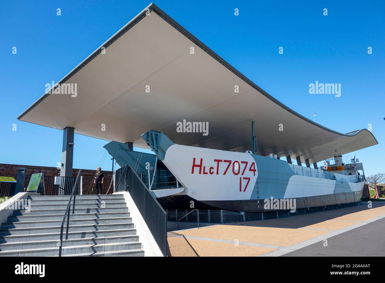 Landing Craft LCT 7074 Portsmouth Stock Photo - Alamy