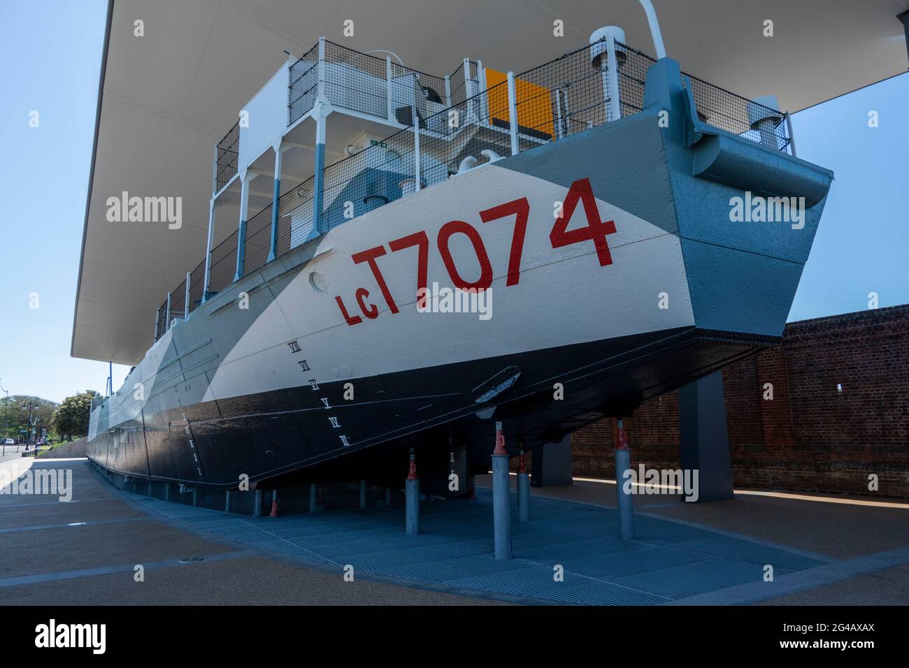 Landing Craft LCT 7074 Portsmouth Stock Photo - Alamy