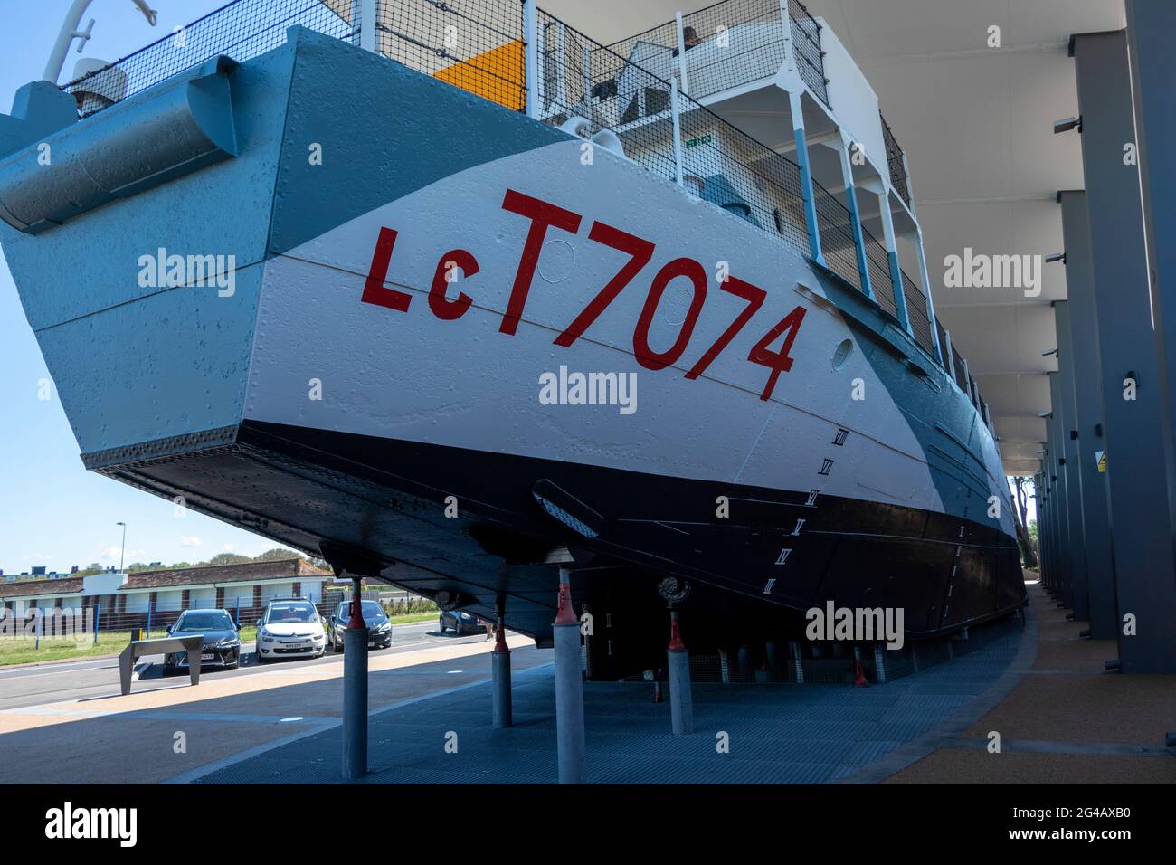 Landing Craft LCT 7074 Portsmouth Stock Photo - Alamy