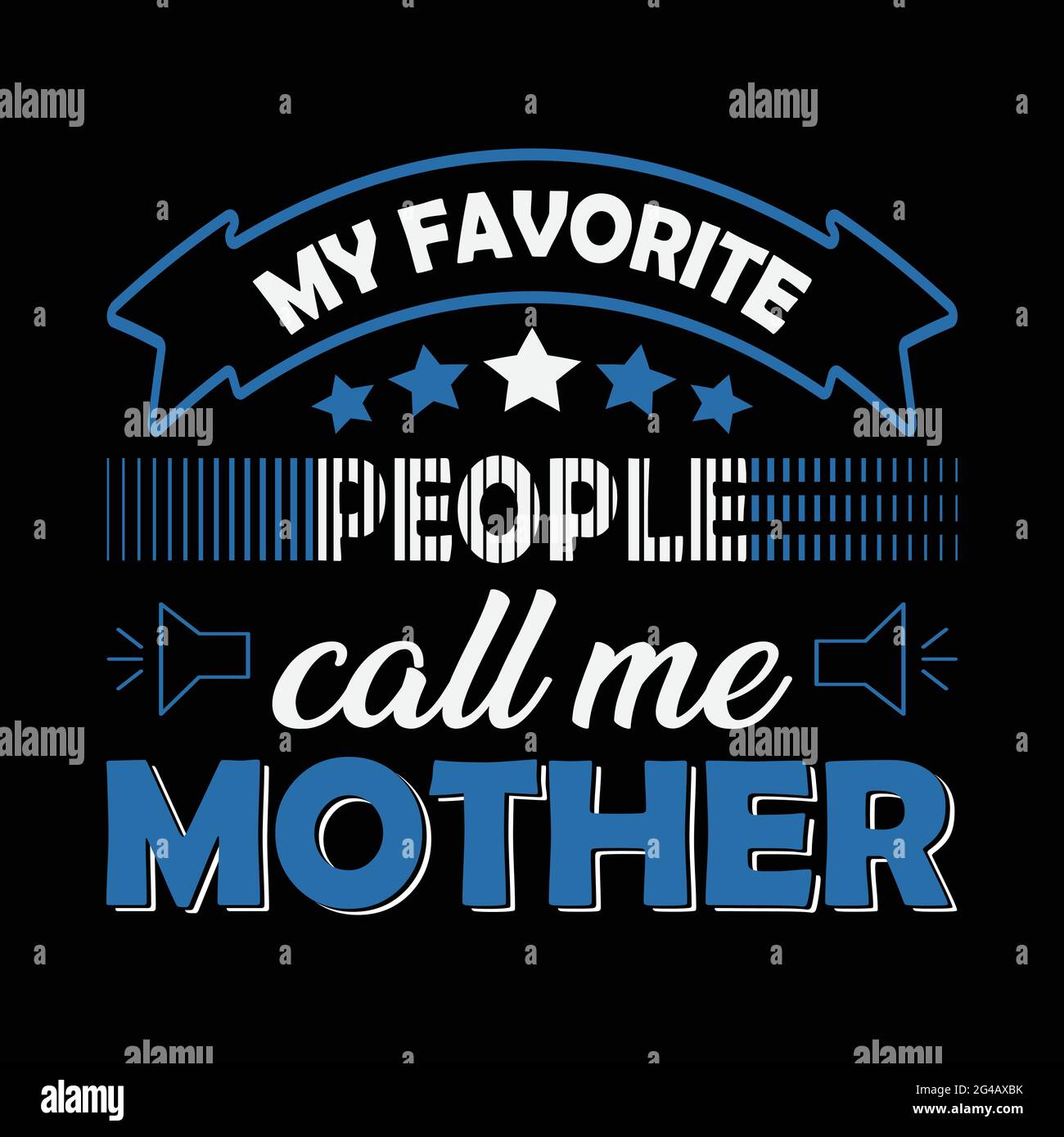 Call Mom Stock Vector Images - Alamy