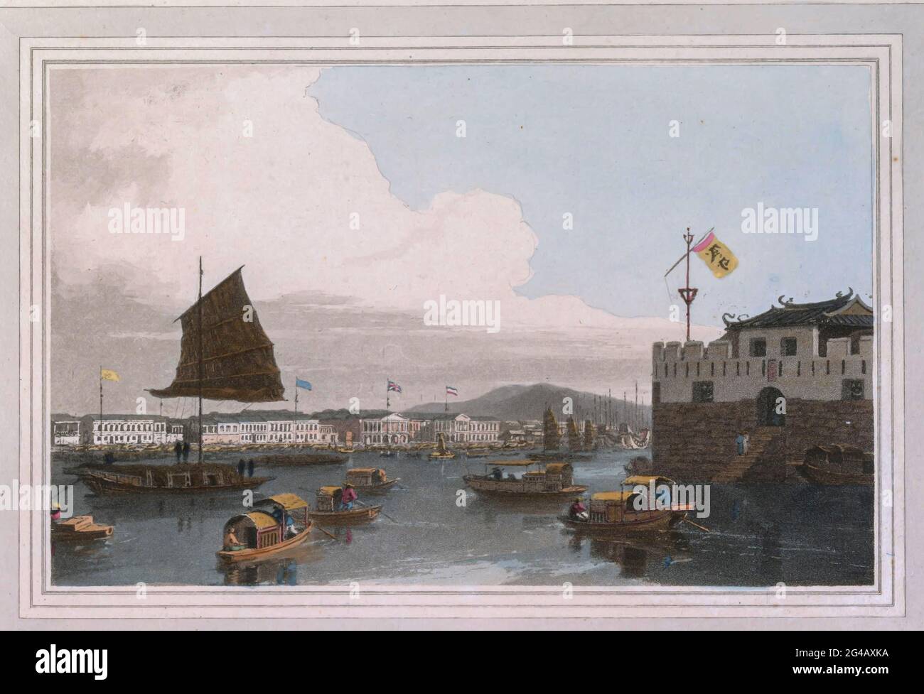 18th century china city hi-res stock photography and images - Alamy