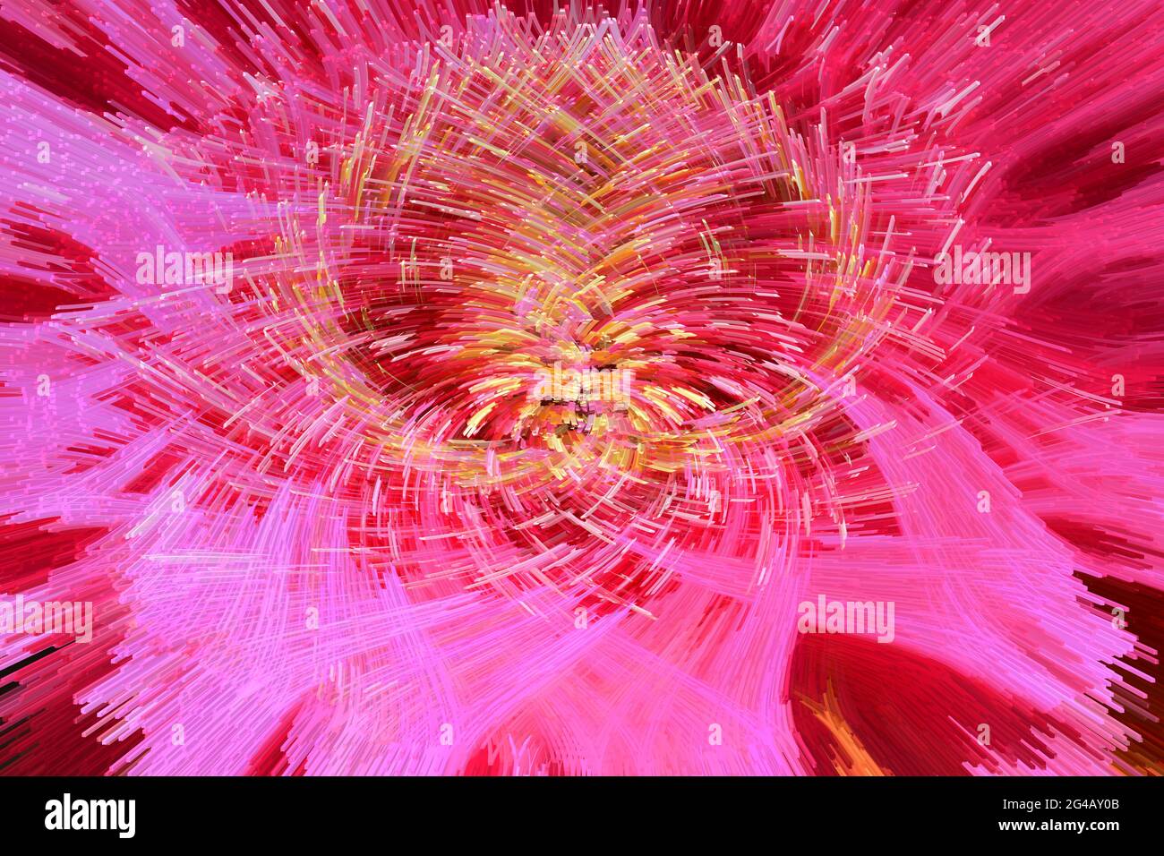 Digital art, abstract background, pink fractal pattern Stock Photo - Alamy