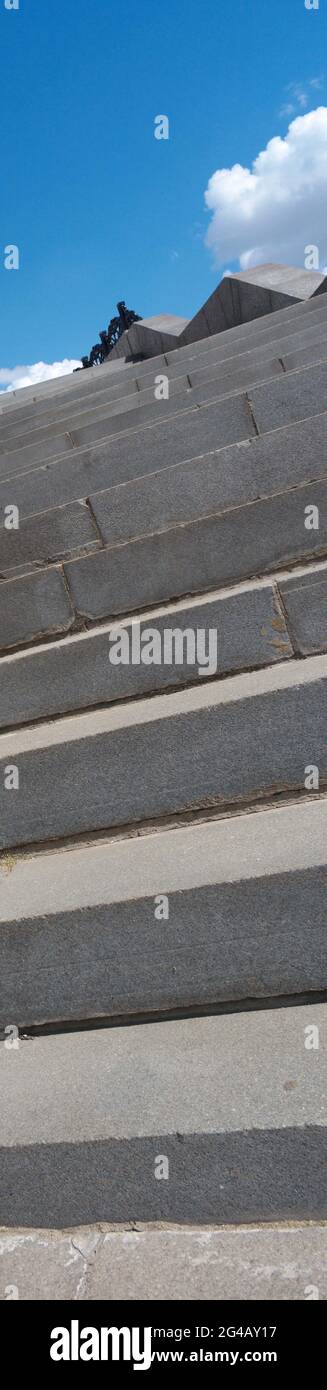 Marble Stairs at Day Stock Photo - Alamy