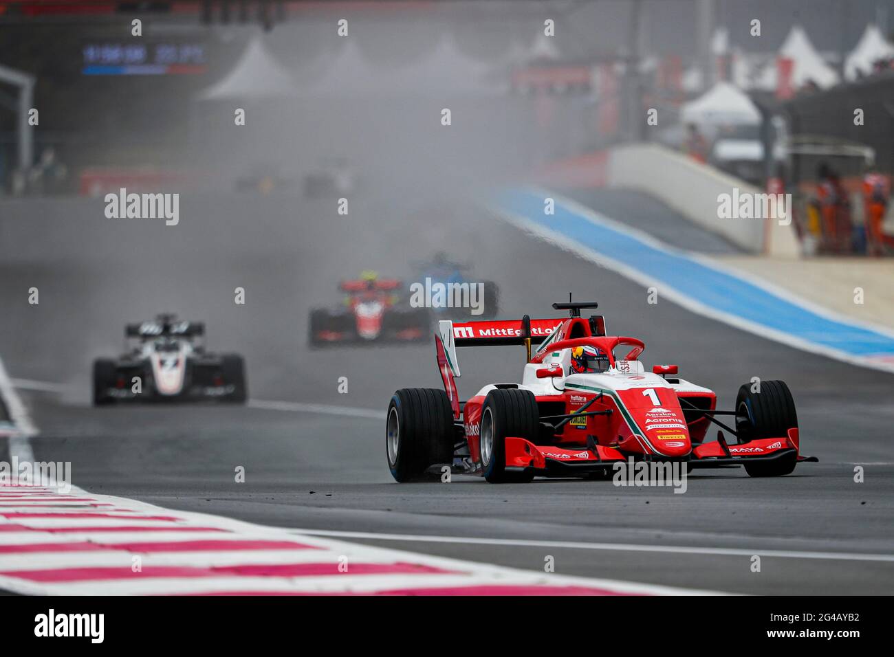 01 Hauger Dennis (nor), Prema Racing, Dallara F3, action during the 2nd ...