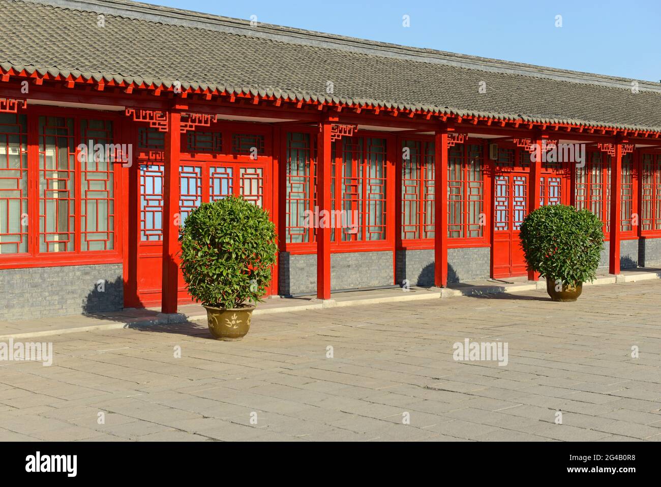 View in the Imperial Palace Museum in Shenyang, China Stock Photo - Alamy