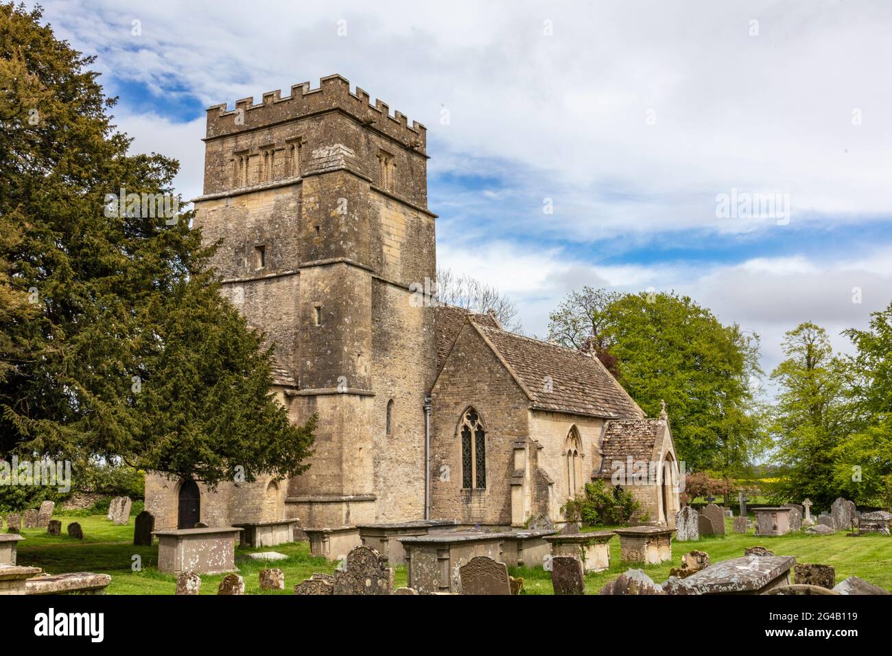 St Mary Magdalene a 12th Century church in Tormarton which is a village ...