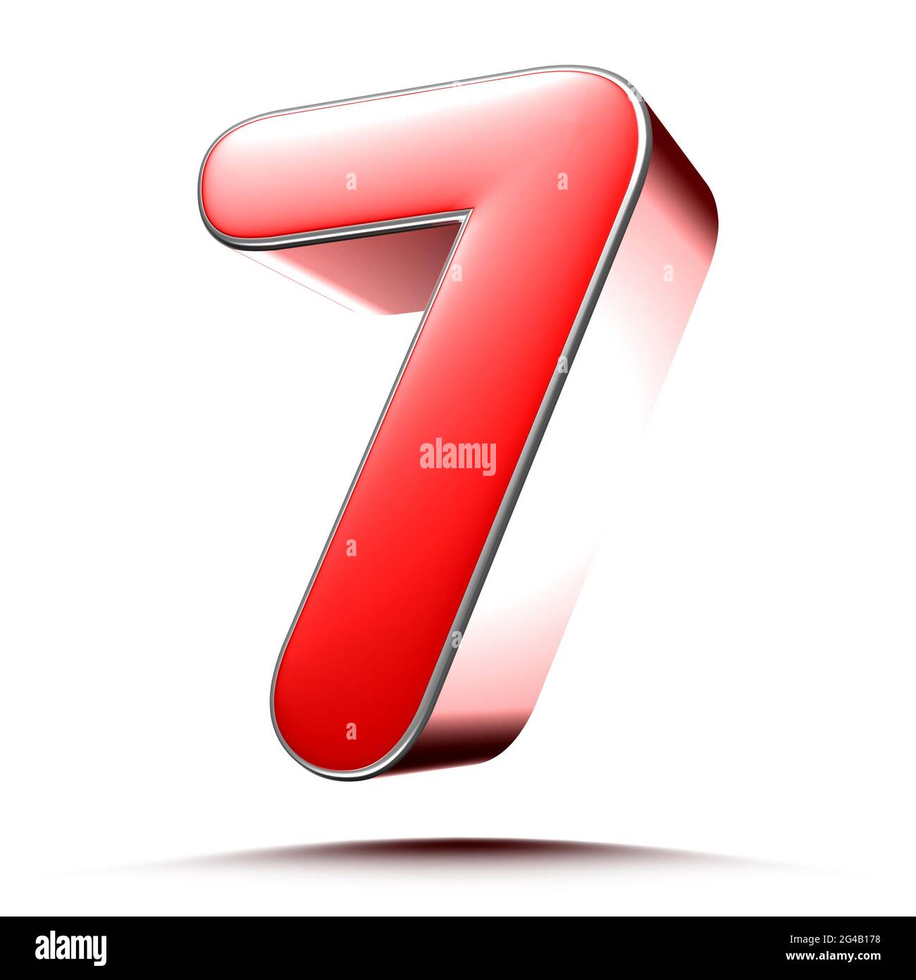 Number 7 icon Cut Out Stock Images & Pictures - Alamy