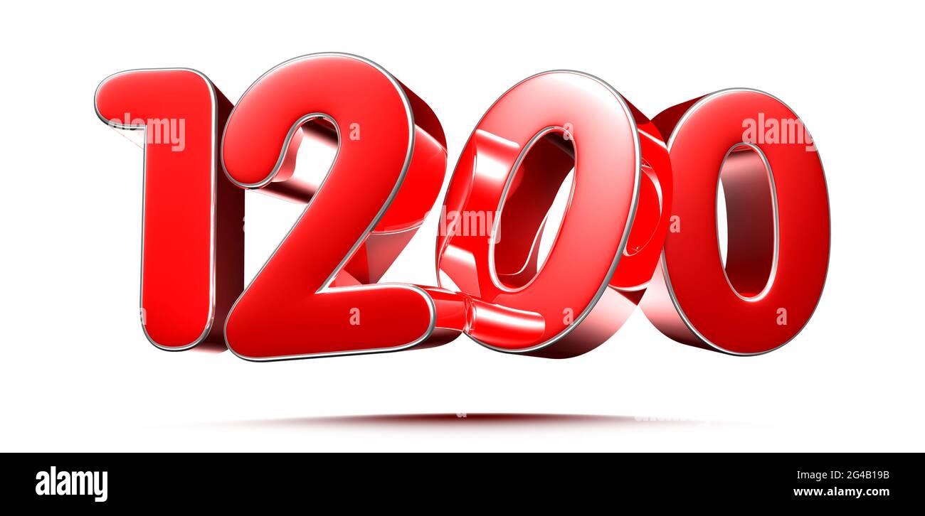 Number 1200 Cut Out Stock Images & Pictures - Alamy