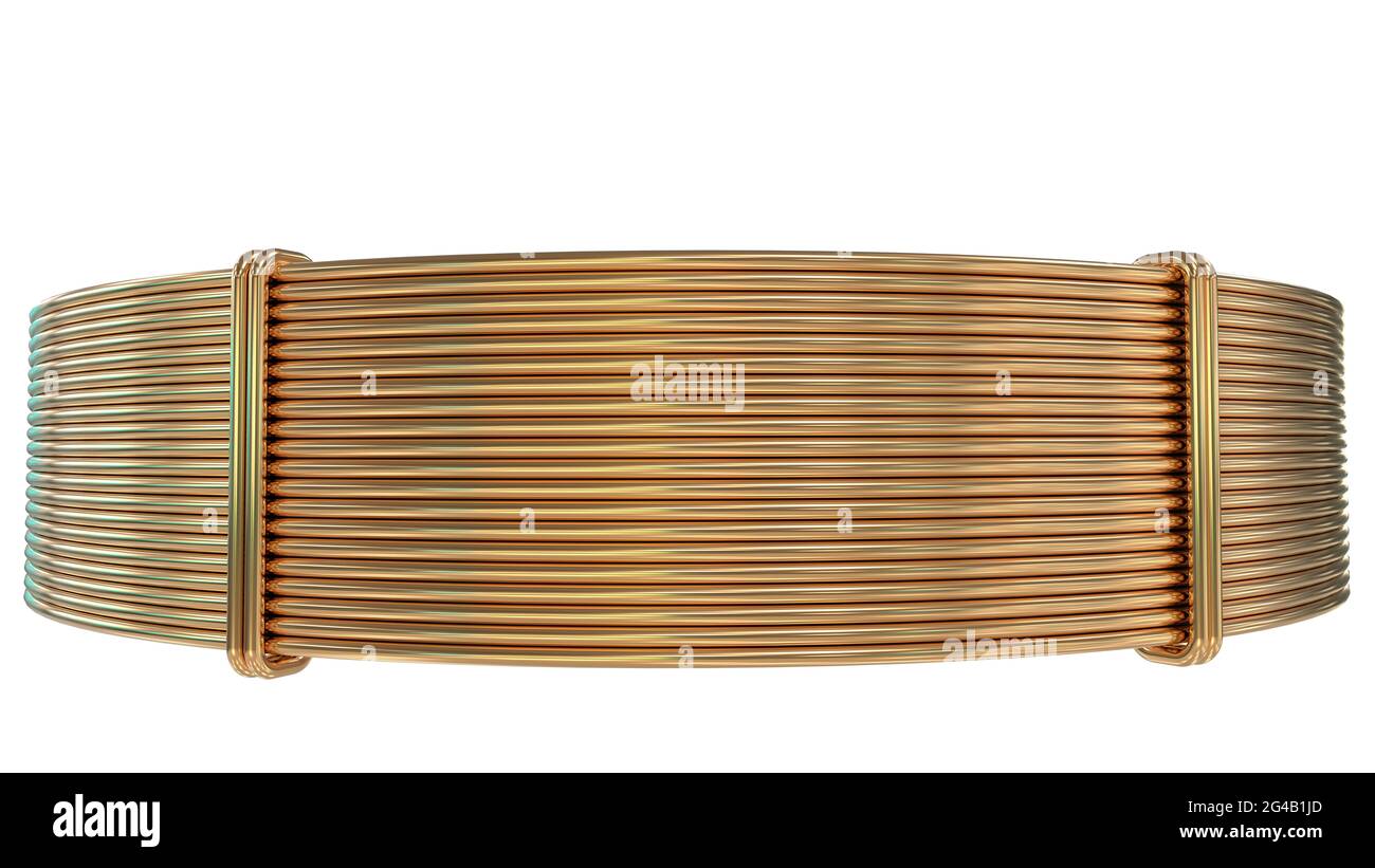 Copper wire coil hi-res stock photography and images - Alamy