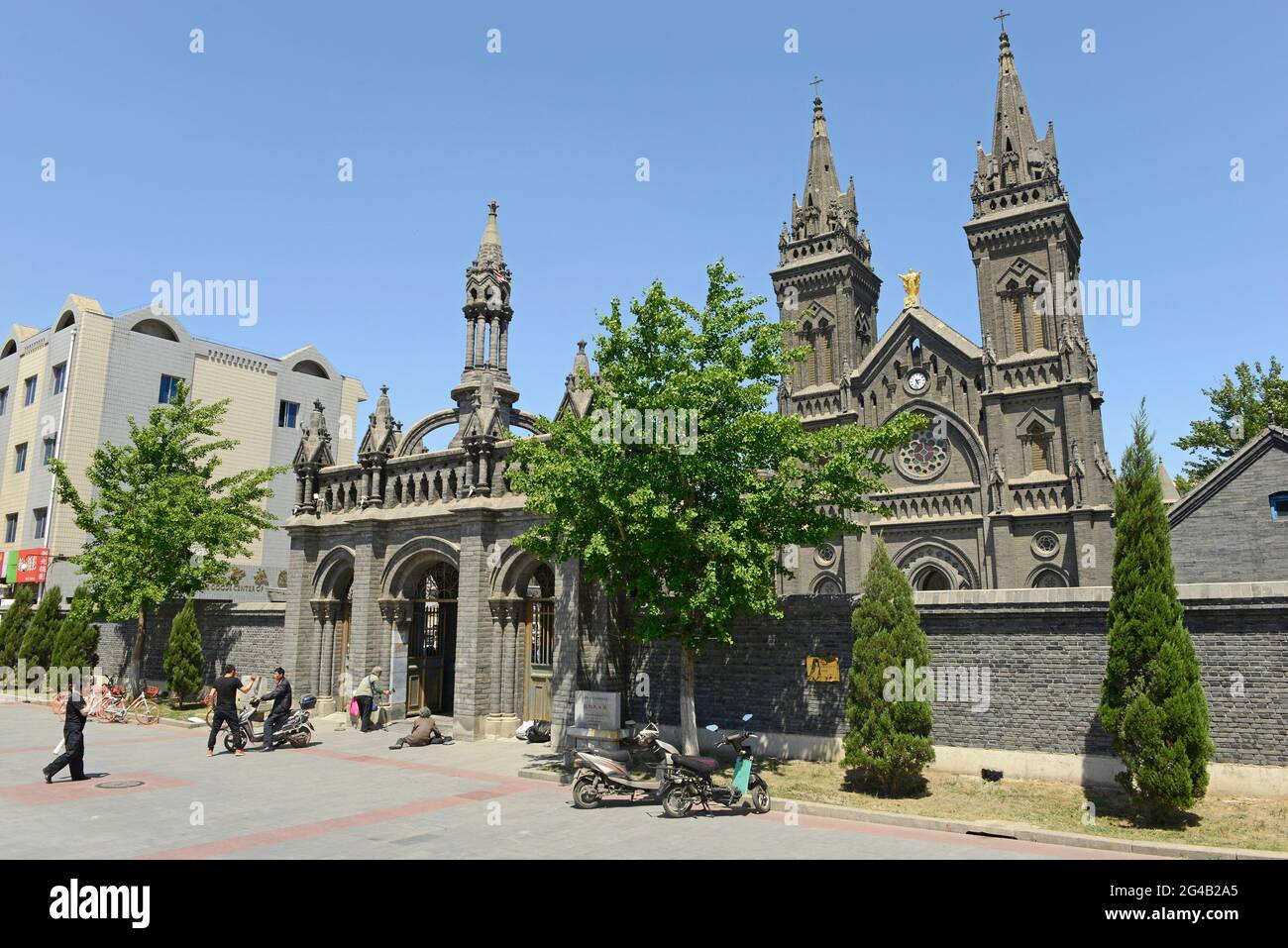 Nanguan catholic church in Shenyang was rebuilt in 1912 and is still in ...