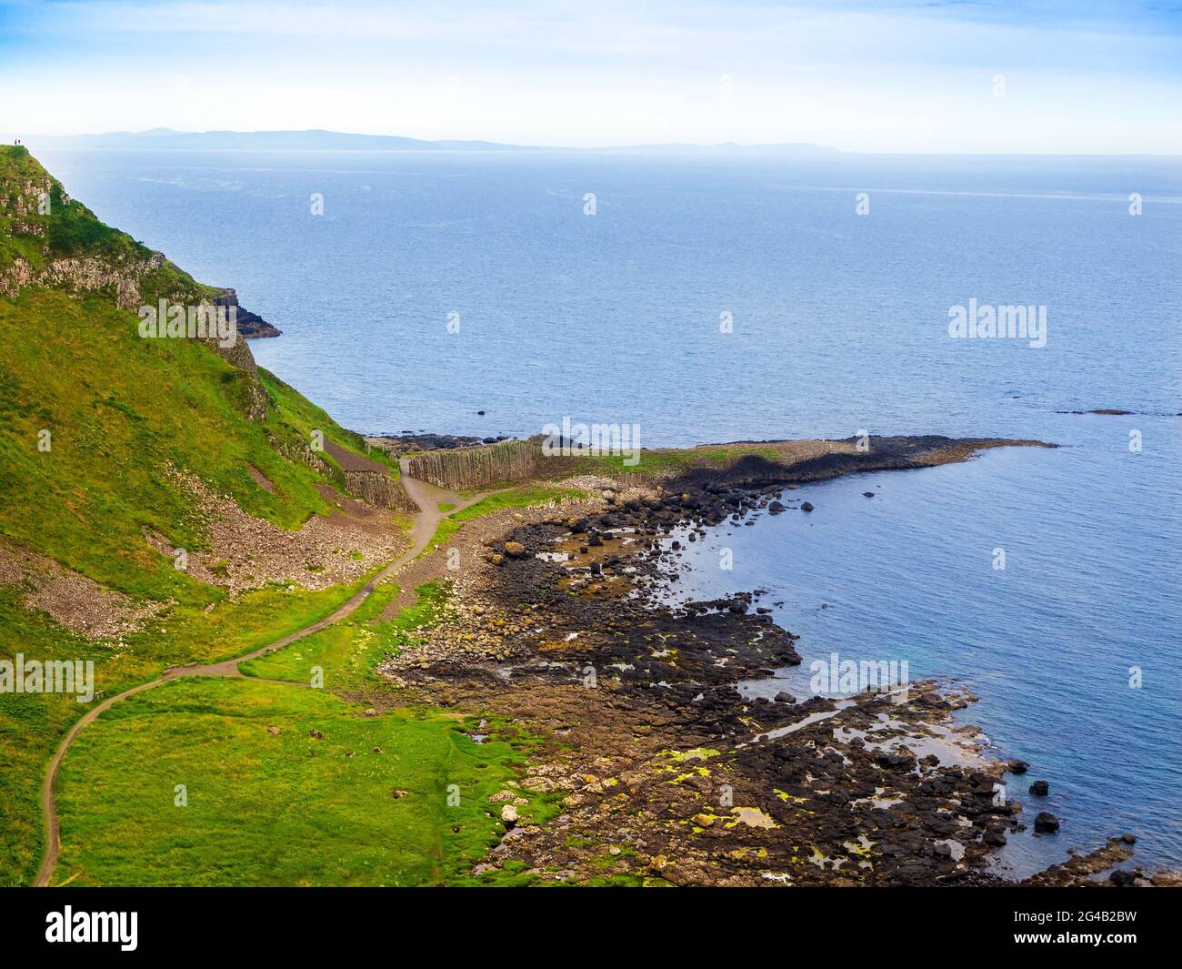 Northern Ireland, UK. Giant’s Causeway, unique natural geological ...