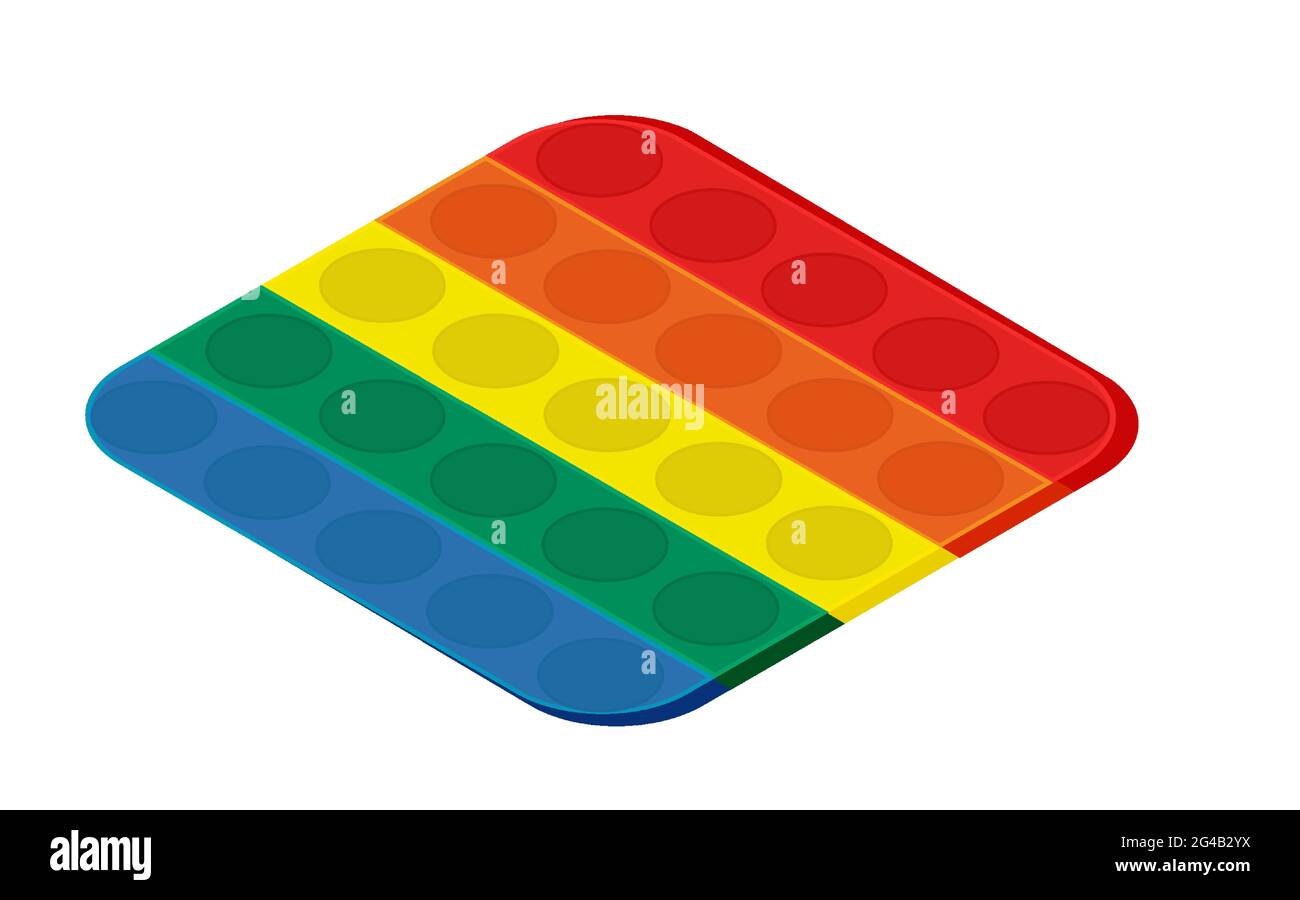 Toy anti stress popit Stock Vector Images - Alamy