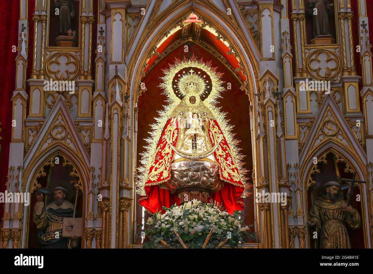 Chipiona, Cadiz, Spain - June 13, 2021: Our Lady of Regla de Chipiona ...