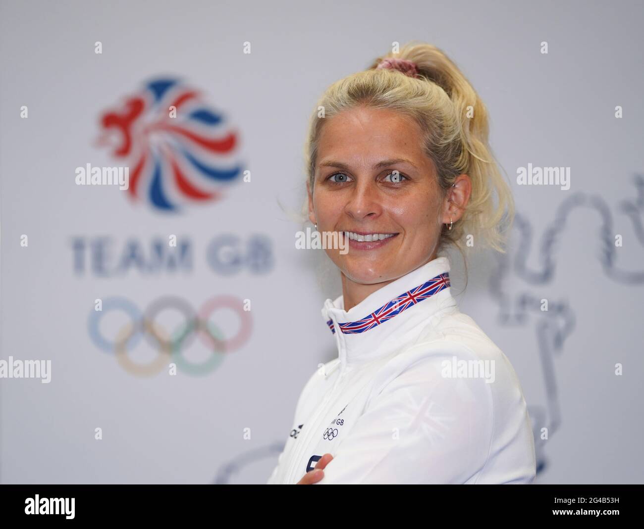 Leah Wilkinson during the kitting out session for the Tokyo Olympics ...