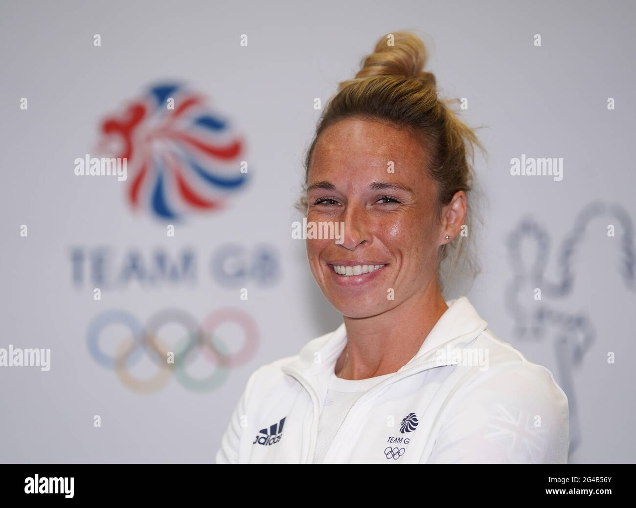 Susannah Townsend during the kitting out session for the Tokyo Olympics ...