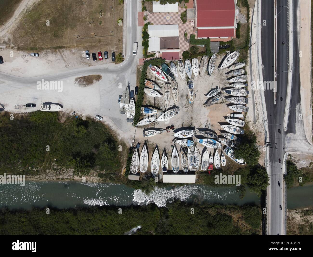 Aerial superyacht hi-res stock photography and images - Alamy