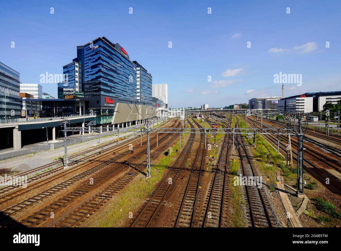 Westfield Mall of Scandinavia. New shopping mall located in Solna ...