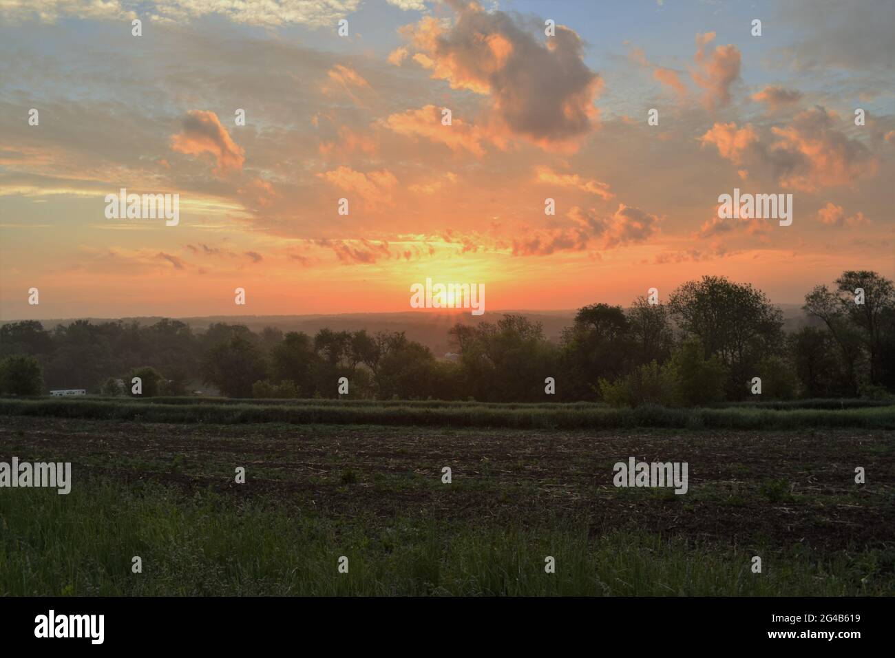 First Rays of Light Stock Photo - Alamy