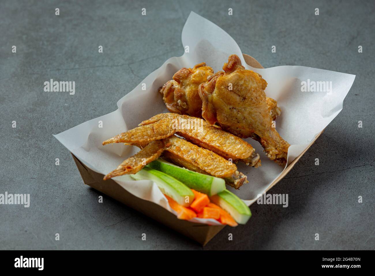 Chicken fingers top view hi-res stock photography and images - Alamy