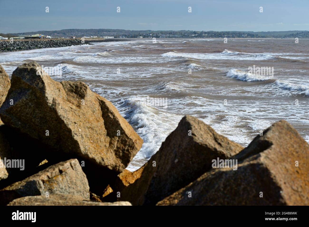 Rock armour south coast hi-res stock photography and images - Alamy