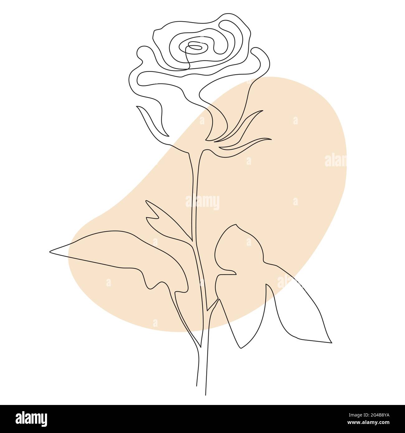 Abstract Rose Design
