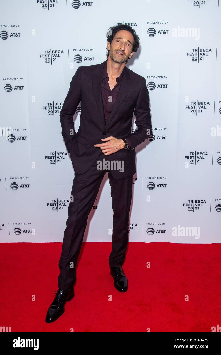 Adrien Brody attends the Clean Premiere during the 2021 Tribeca ...
