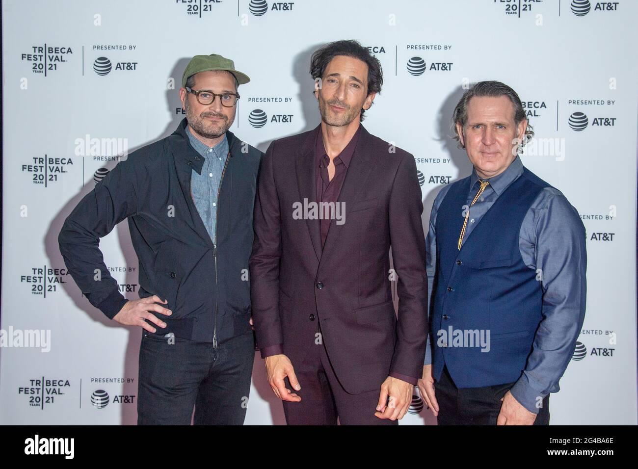 Paul Solet, Adrien Brody and Daniel Sollinger attend the Clean Premiere ...