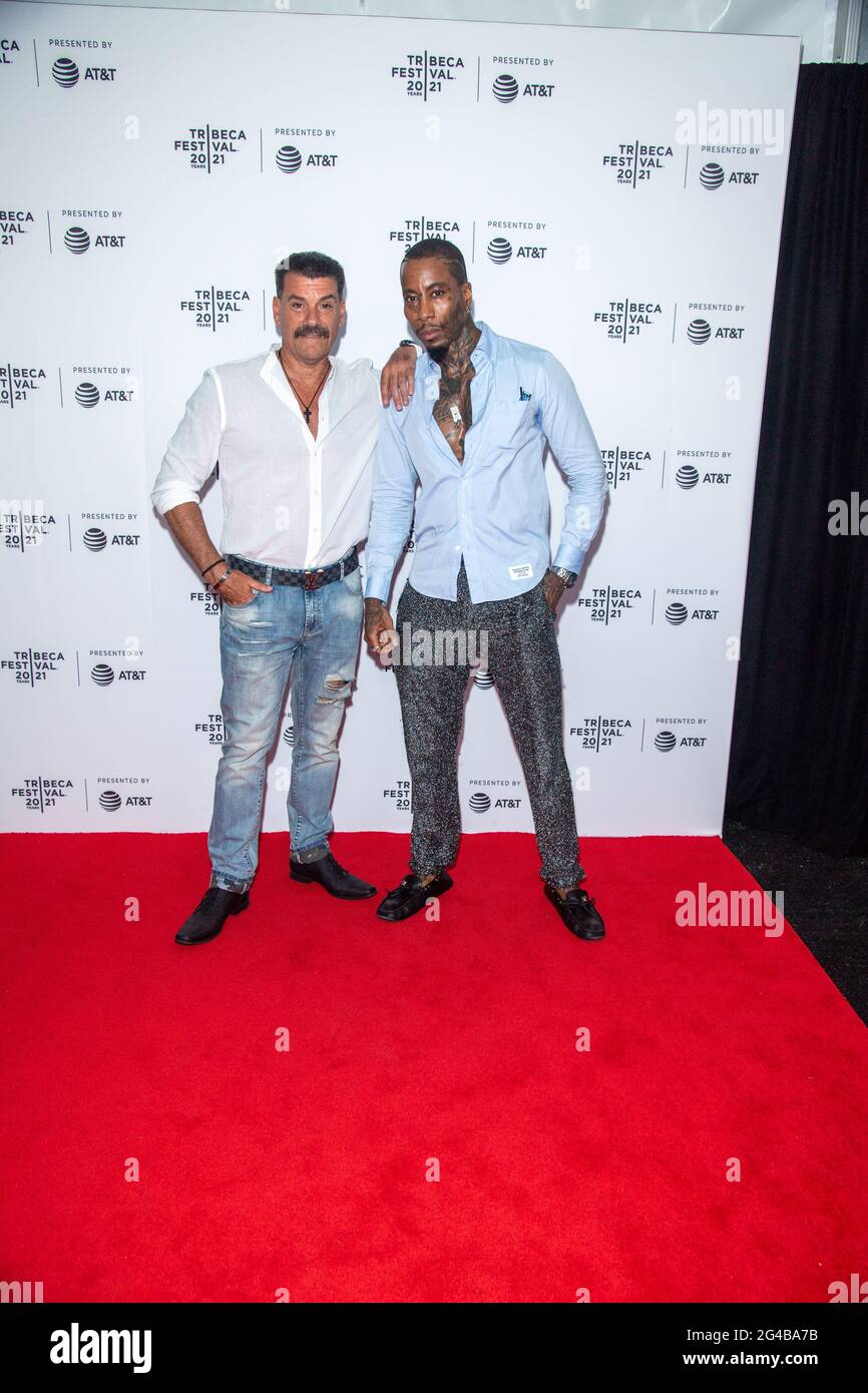 John Bianco and Antino Crowley-Kamenwati attend the Clean Premiere ...