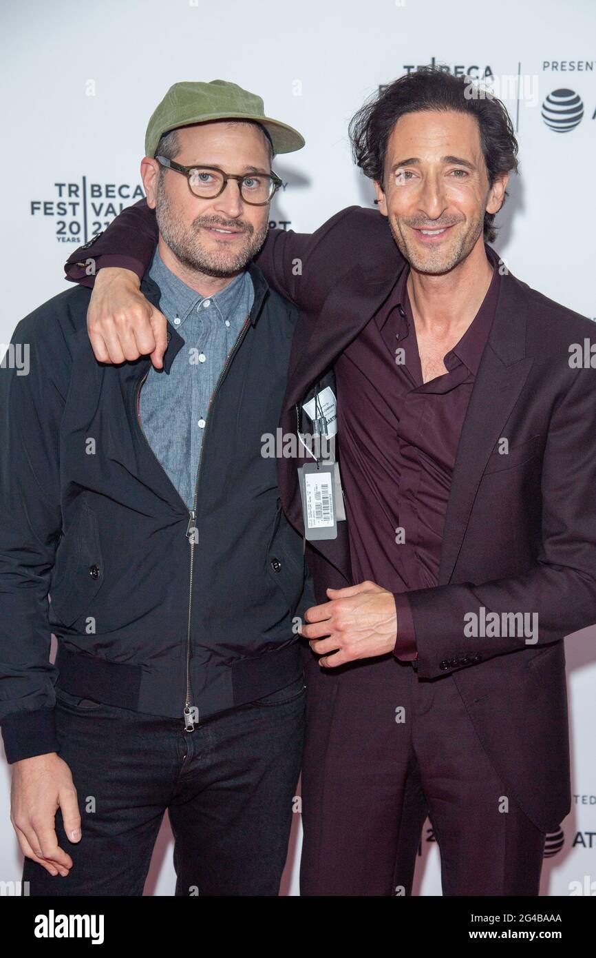 Paul Solet and Adrien Brody attend the Clean Premiere during the 2021 ...