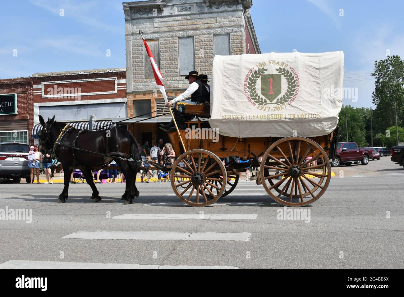 The commanding generals mounted color guard hi-res stock photography ...