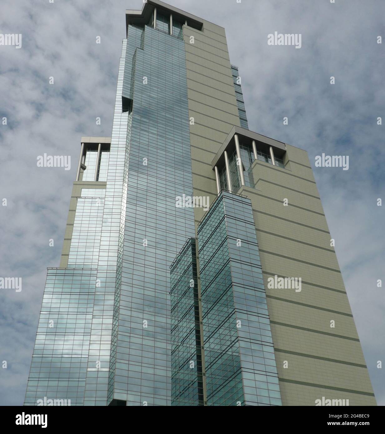 edge of office building on sky background Stock Photo - Alamy