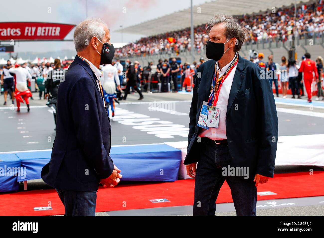 Le Castellet, France. 20th June, 2021. Falco Hubert, Renaud Muselier ...