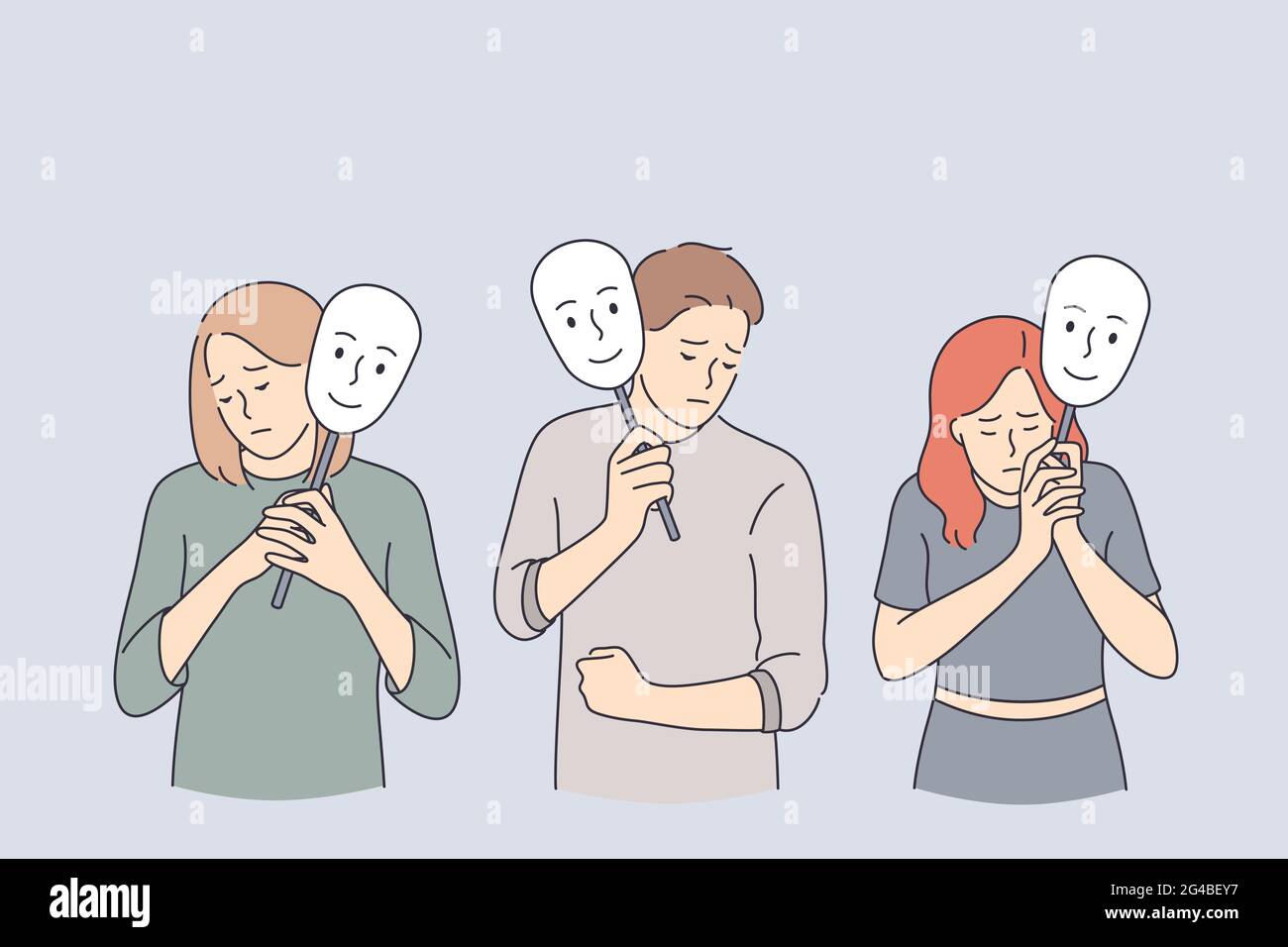 Wear mask facial cover Stock Vector Images - Alamy