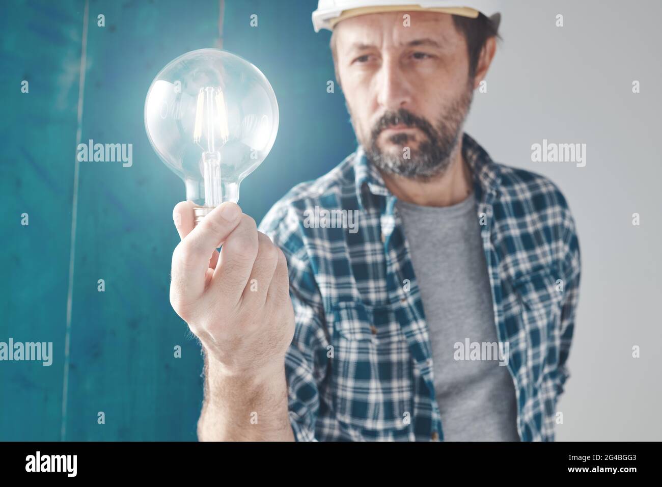 Male genius holding hi-res stock photography and images - Alamy